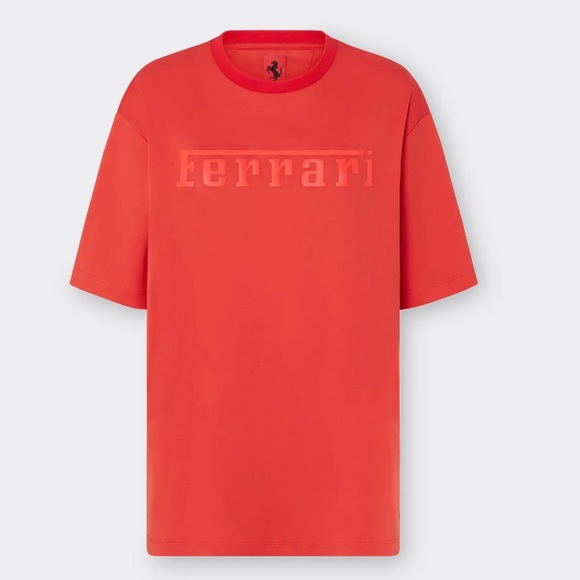 Ferrari | Shirts | Ferrari Cotton Tshirt With Ferrari Logo In Color ...
